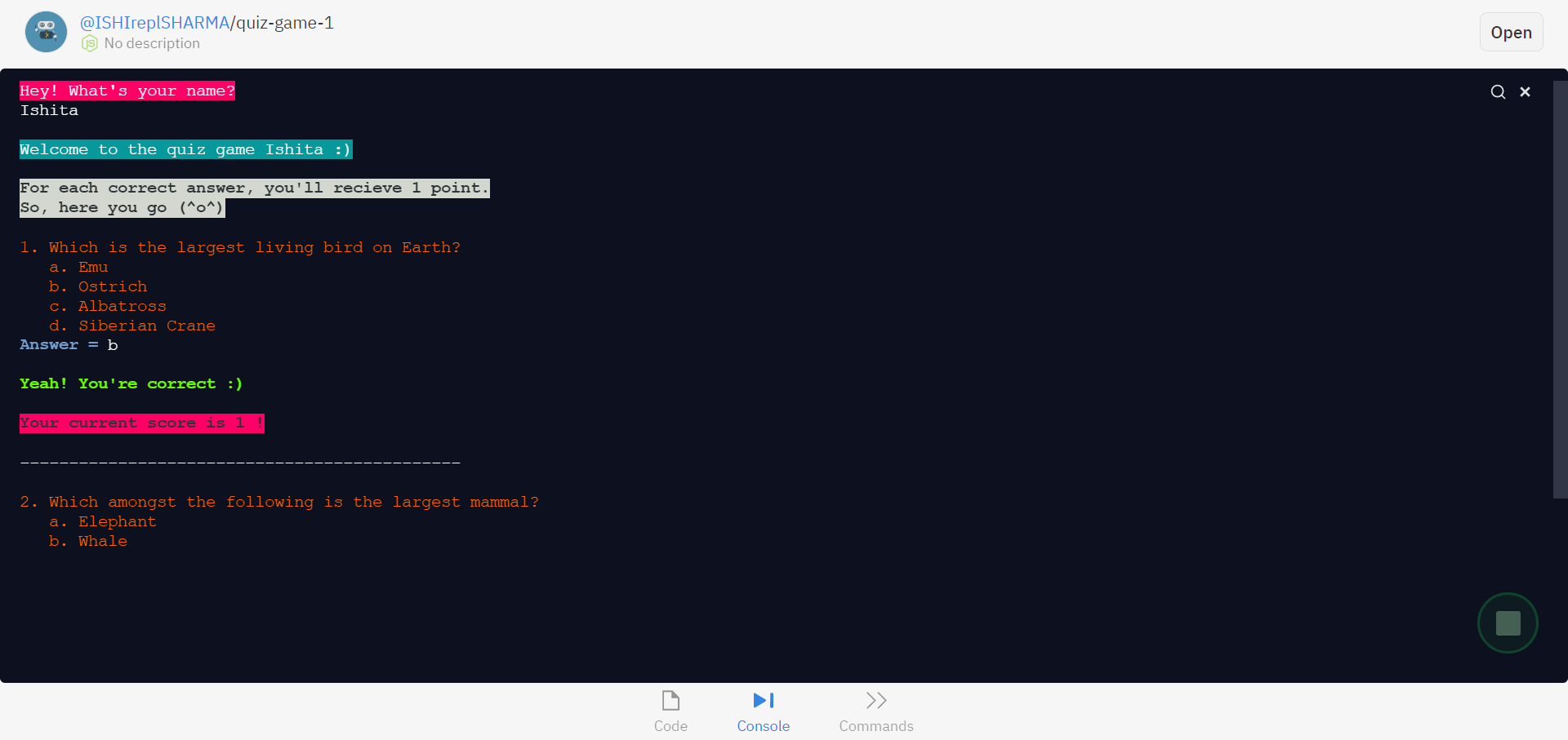 GitHub - IshitaSharma3101/quizzzie: How much do you know about animals ...
