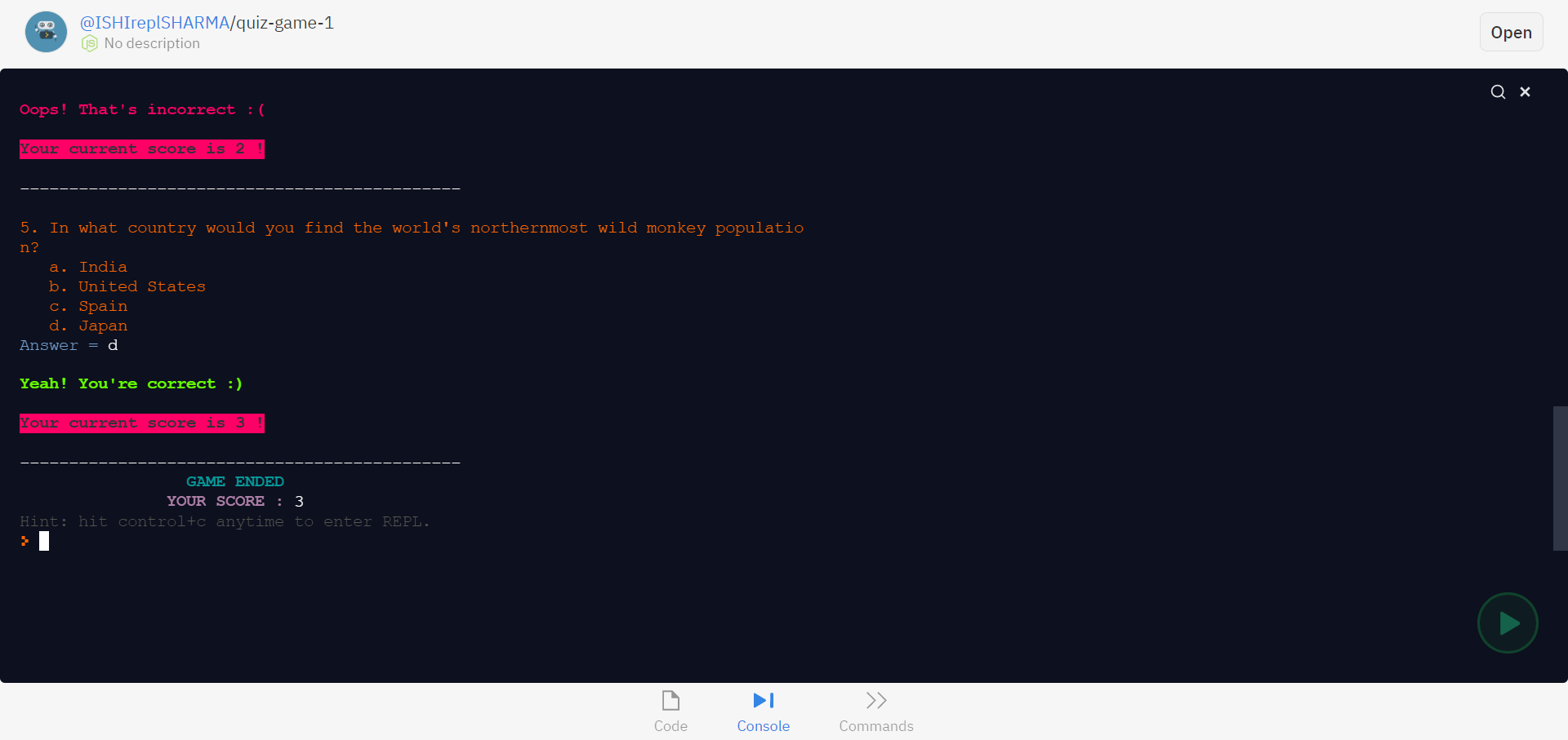 GitHub - IshitaSharma3101/quizzzie: How much do you know about animals ...
