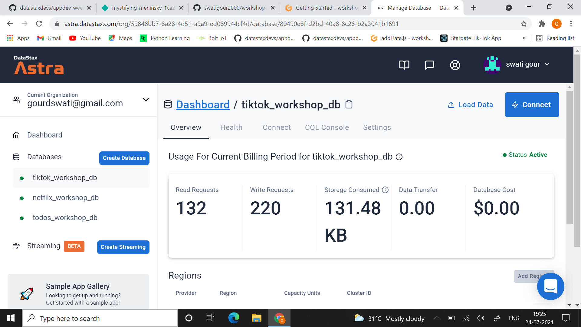 [tik tok clone app] swati gour · Issue #246 · datastaxdevs/workshop-social-media-tiktok · GitHub