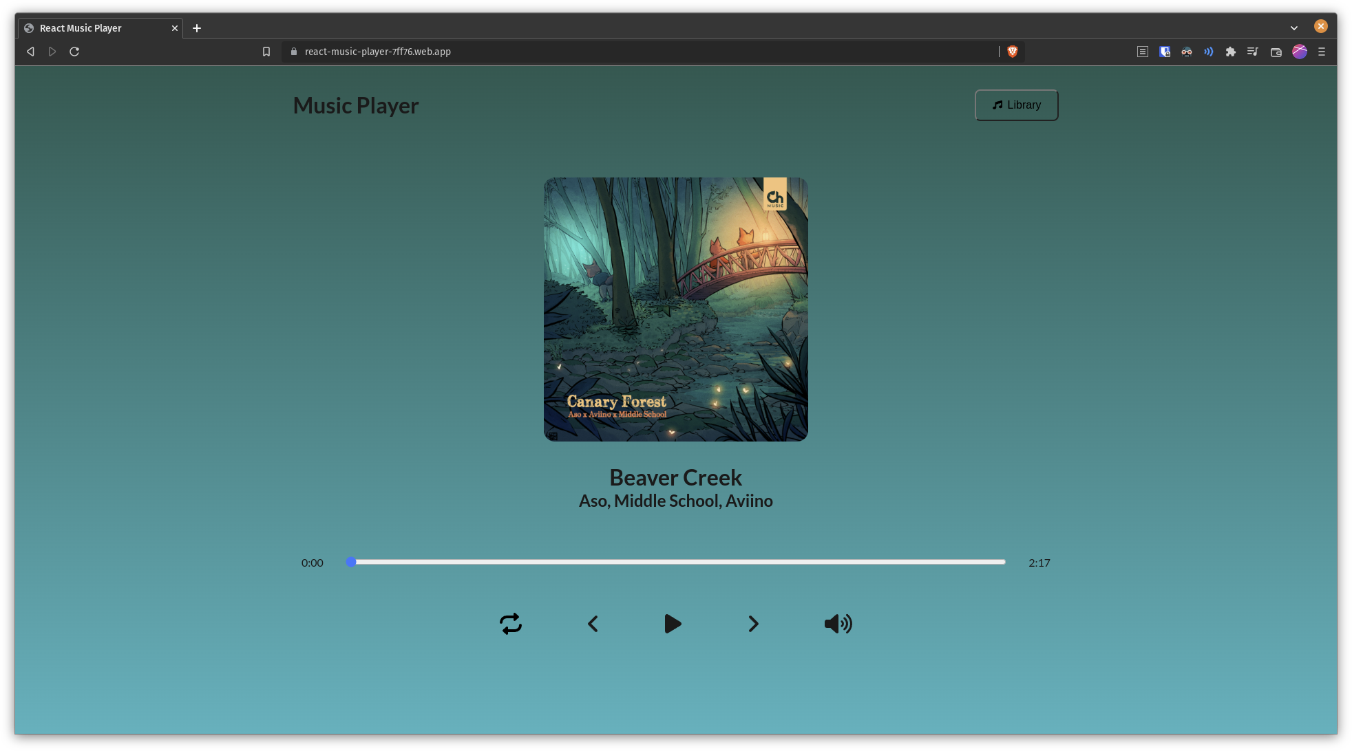 GitHub - proro485/react-music-player: A sleek music player made with ...