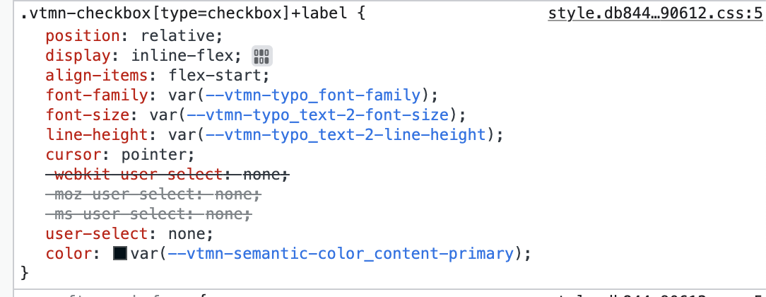 bug(@vtmn/css-checkbox): label display · Issue #643 · Decathlon/vitamin-web · GitHub