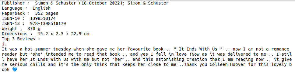 GitHub - Sahil-Dhillon/Amazon-Books-Details-extraction: Web scraping ...