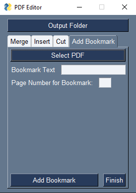 GitHub - seanie5011/PDFEditing: Allow the user to edit pdfs using ...