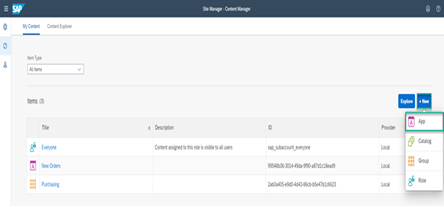 Portal- Screenshot update for configure new app · Issue #5469 · sap-tutorials/Tutorials · GitHub