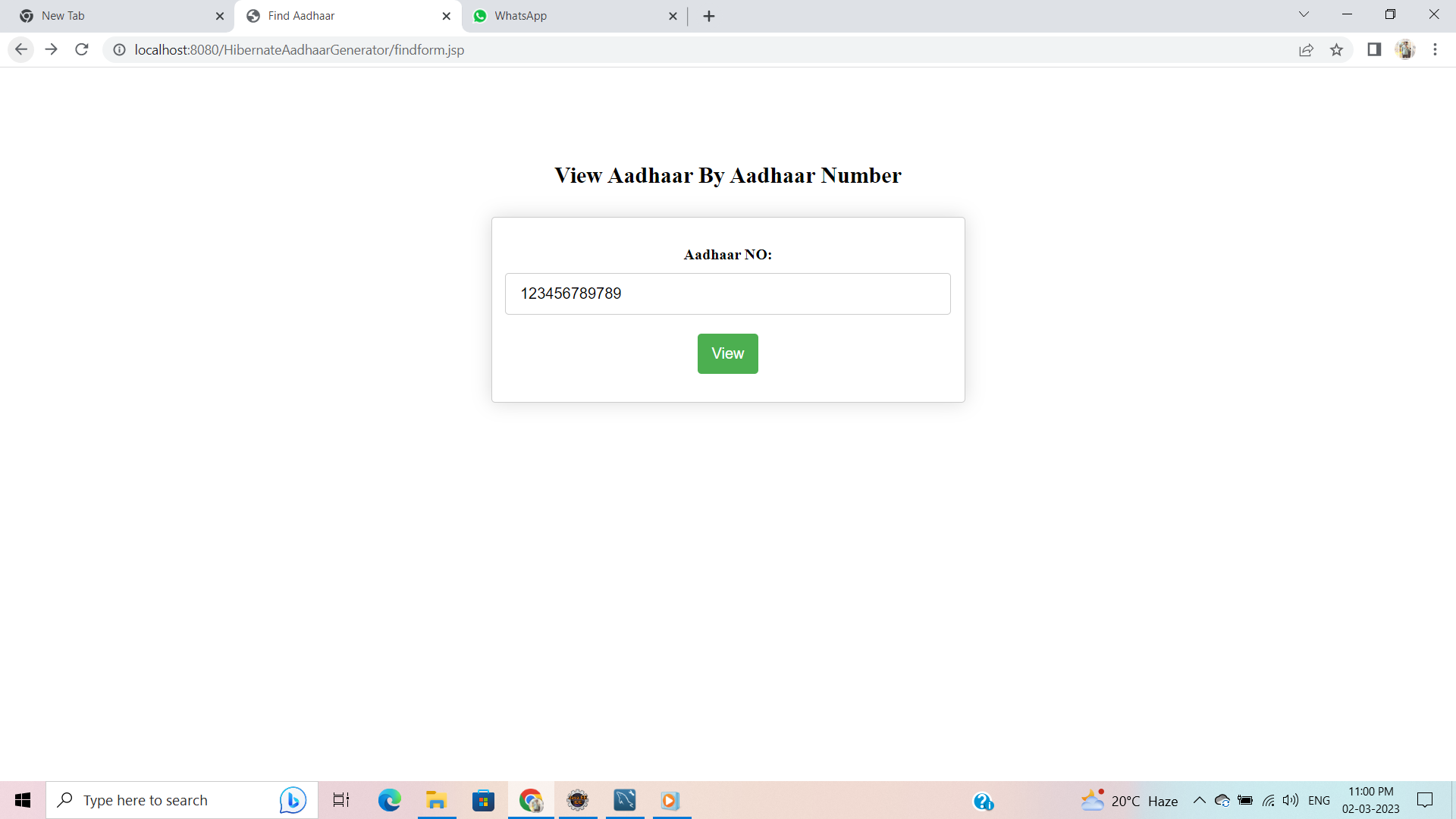 GitHub - Harshit-kumar-ops/AadhaarGenerator-Using-Java--Hibernate ...