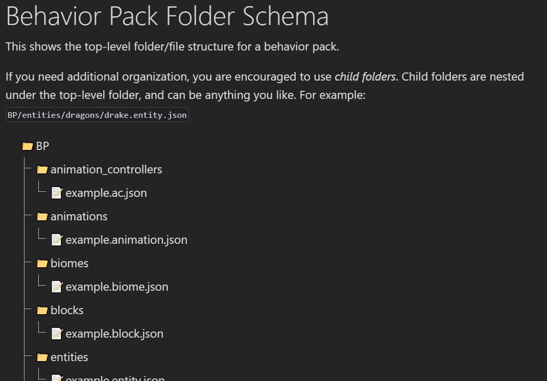 Function Pack Structure Is In The Old Wiki Schemas Format · Issue 336 · Bedrock Oss Bedrock