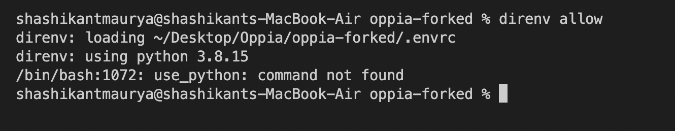 direnv allow error · oppia oppia · Discussion #16987 · GitHub
