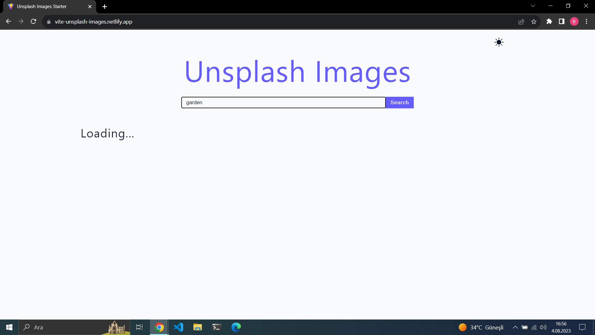 GitHub - yigitbaris/temp-vite-images: Creating image search website on Vite using Unsplash image API