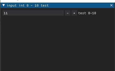 add_input_int doesnt obey min_value and max_value · Issue #1037 · hoffstadt/DearPyGui · GitHub