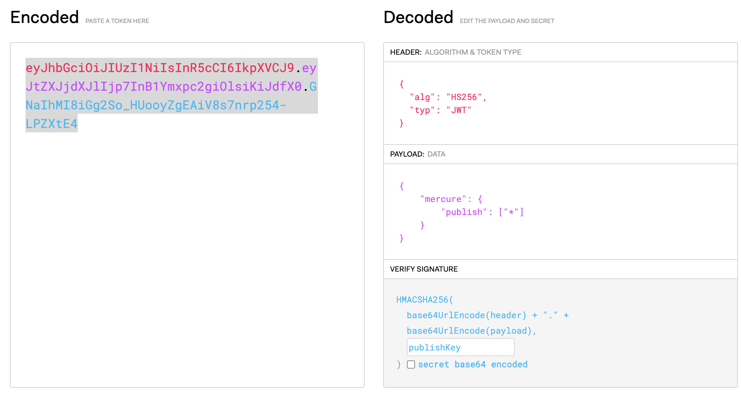 Invalid JWT signature · Issue #462 · dunglas/mercure · GitHub
