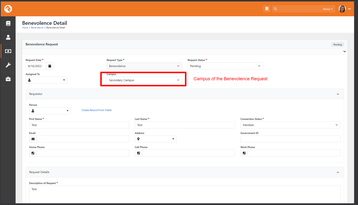 Benevolence Request Campus Badge Behavior · Issue 5180 · Sparkdevnetwork Rock · Github
