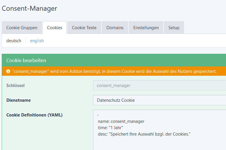 Falsche Anzahl Cookies wird angezeigt · Issue #166 · FriendsOfREDAXO/consent_manager · GitHub