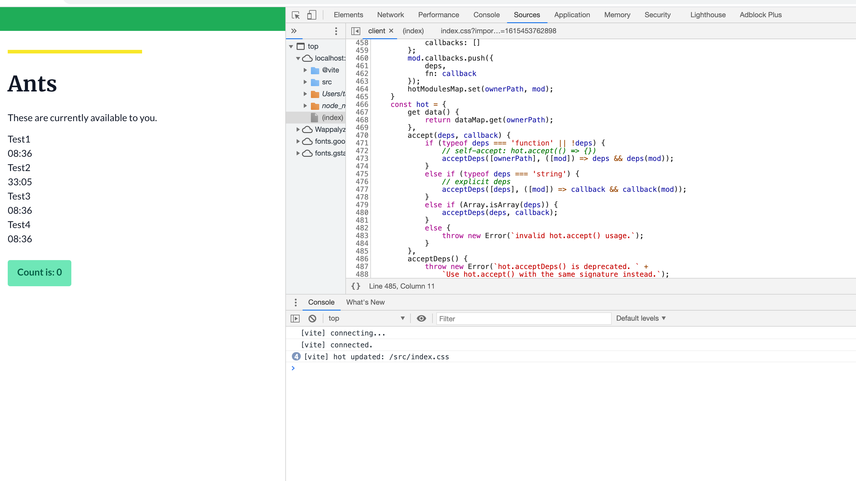 Hmr Failing For Indexcss File When Using Some Tailwind Directives · Issue 2463 · Vitejsvite 