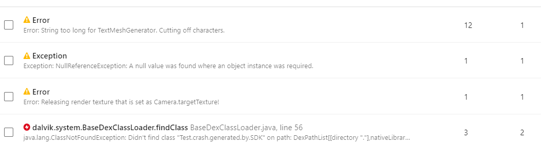 Support metadata for exceptions · Issue #345 · microsoft/appcenter · GitHub