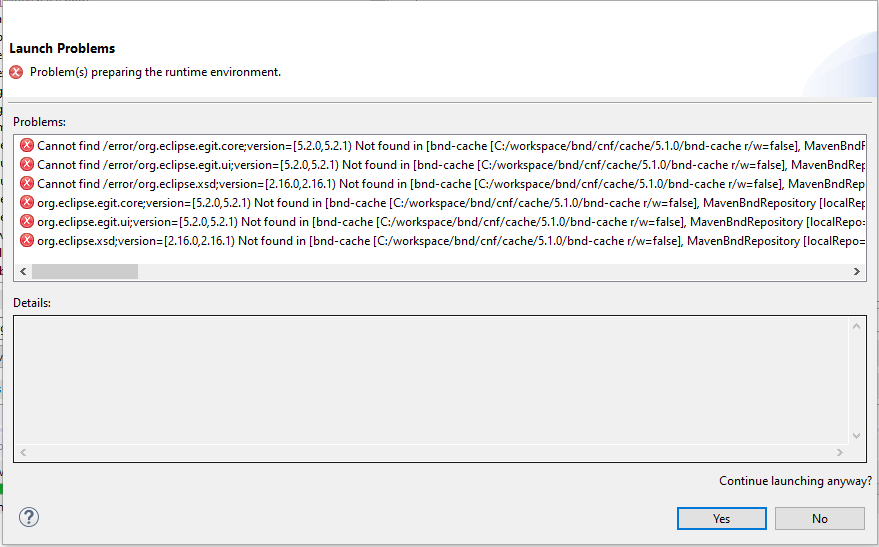 Missing dependencies in launch · Issue #3716 · bndtools/bnd · GitHub