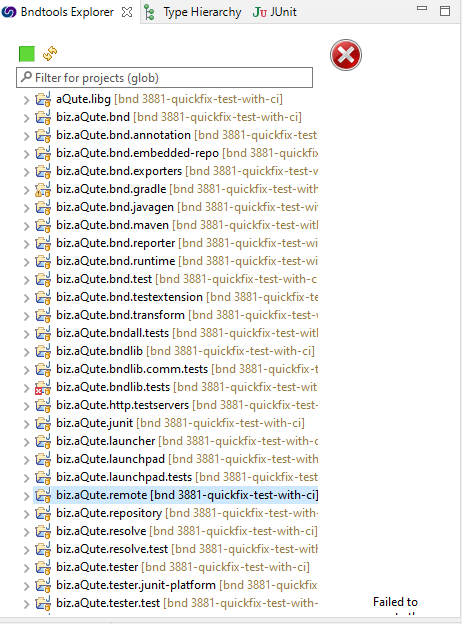 [bndtools] Bndtools Explorer sometimes fails to initialize · Issue #4187 · bndtools/bnd · GitHub