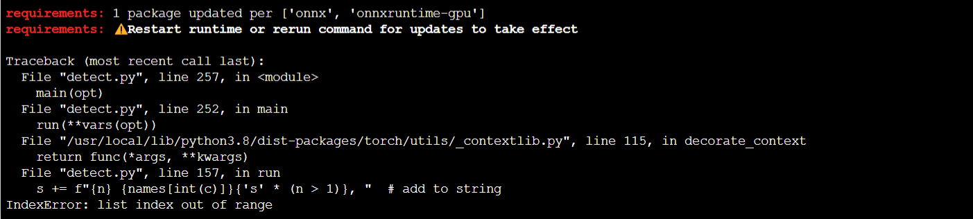 convert weights from .pt to .onnx · Issue #11247 · ultralytics/yolov5 · GitHub