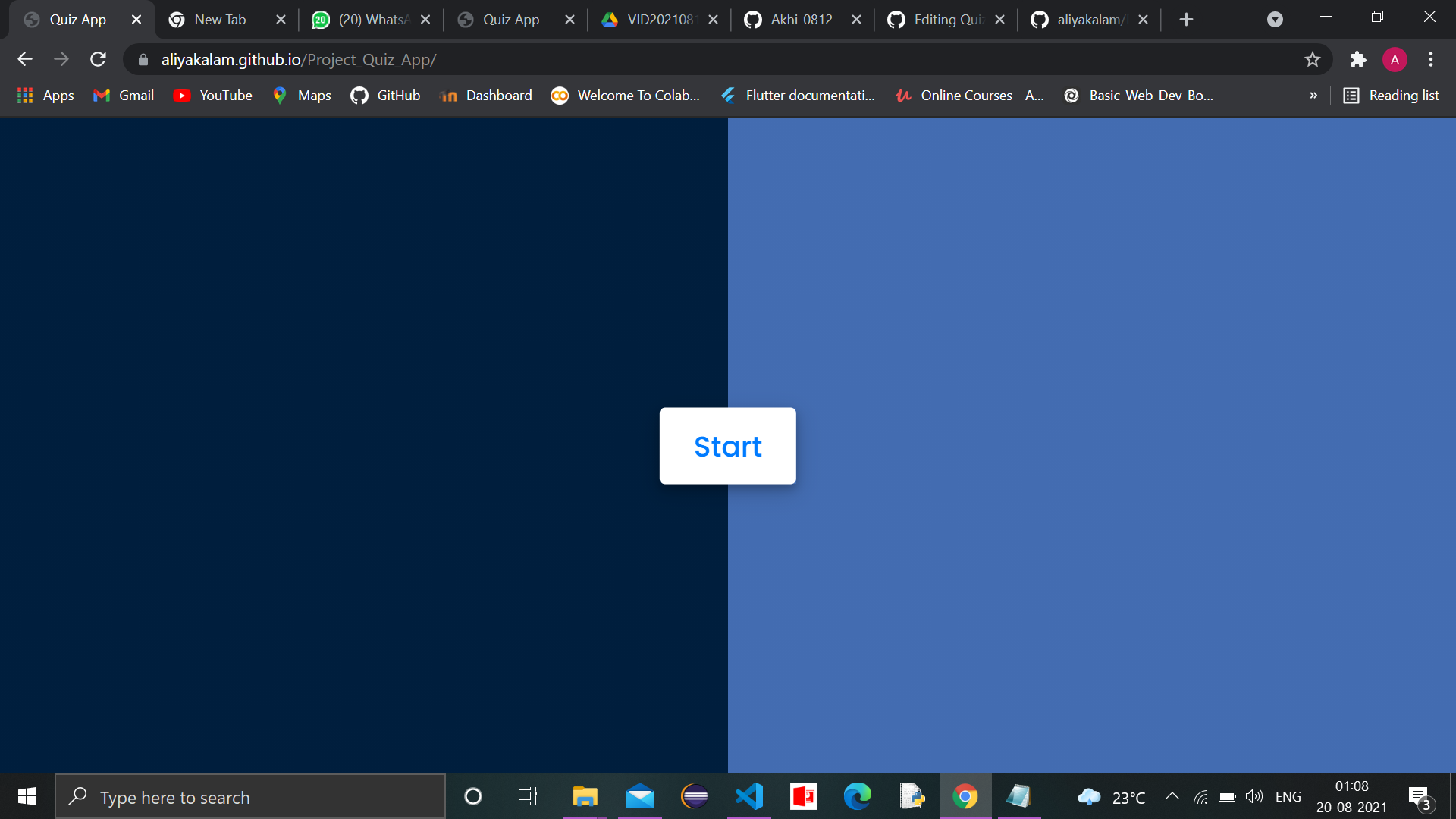 GitHub - aliyakalam/Quiz_App_Hack_From_Home: HFH-TinkerHub-CEC