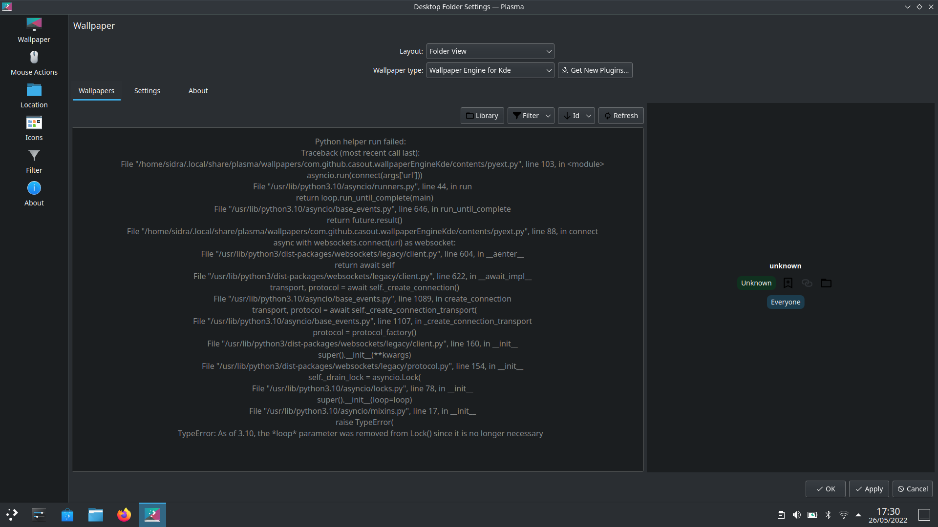 Help · Issue #180 · catsout/wallpaper-engine-kde-plugin · GitHub