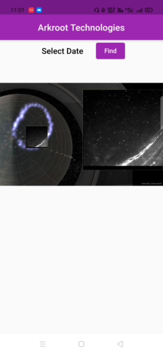 GitHub - Sahani18/arkroot_task: Astrology Picture Of the Day (APOD) and its details.