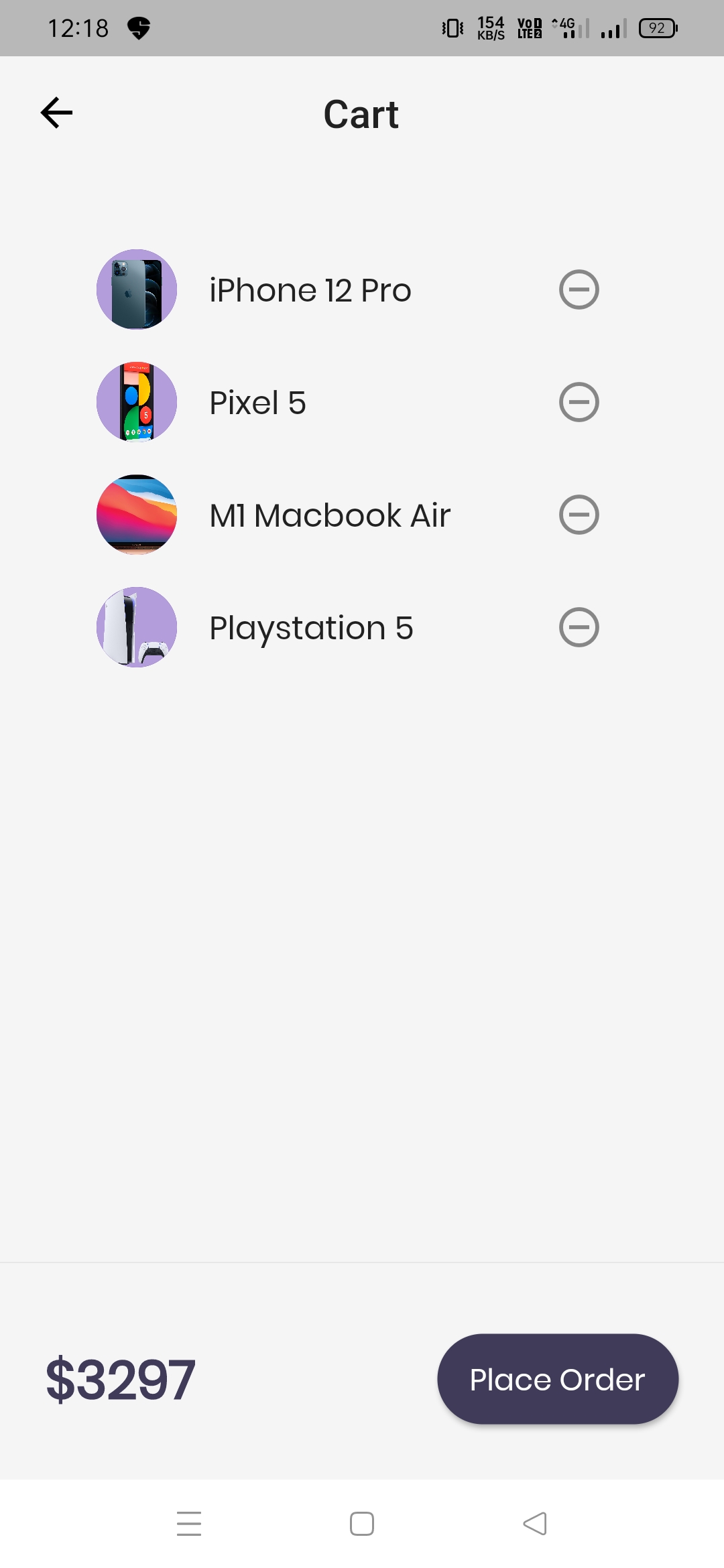 GitHub - Sahani18/eCart_demo: Gadget shopping app made on Flutter. Items are displayed by doing ...