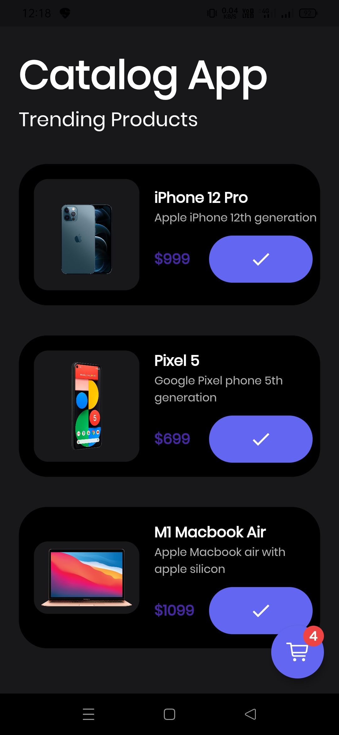 GitHub - Sahani18/eCart_demo: Gadget shopping app made on Flutter. Items are displayed by doing ...