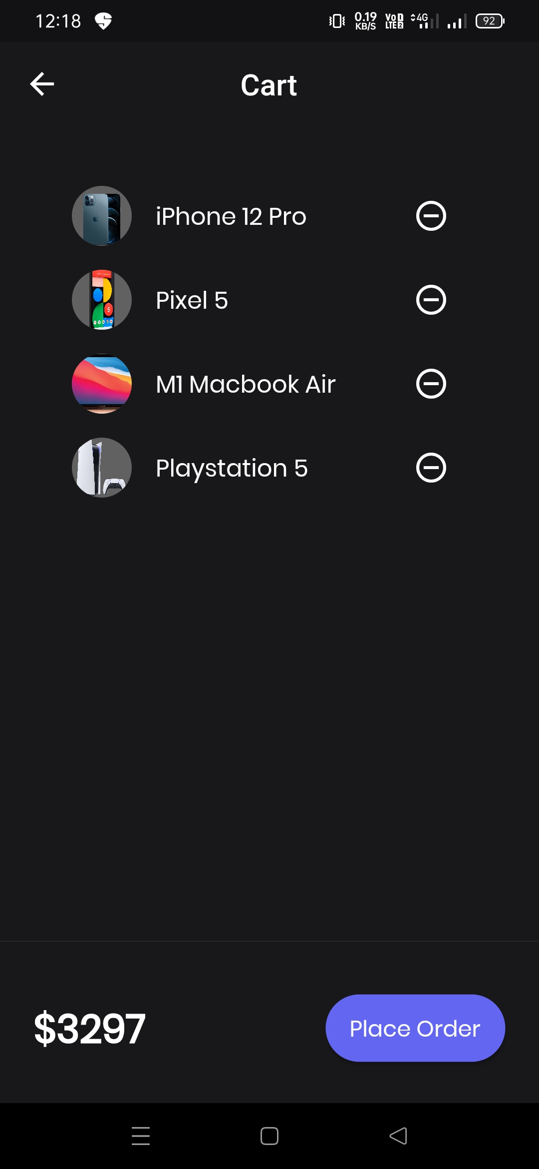 GitHub - Sahani18/eCart_demo: Gadget shopping app made on Flutter. Items are displayed by doing ...