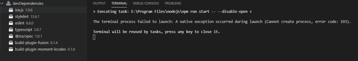 VSCode无法使用Debug功能 · Issue #605 · apptools-lab/AppWorks · GitHub