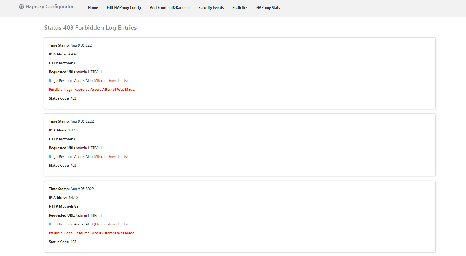 GitHub - alonz22/haproxy-dashboard: Dashboard With WAF Features For HAPROXY