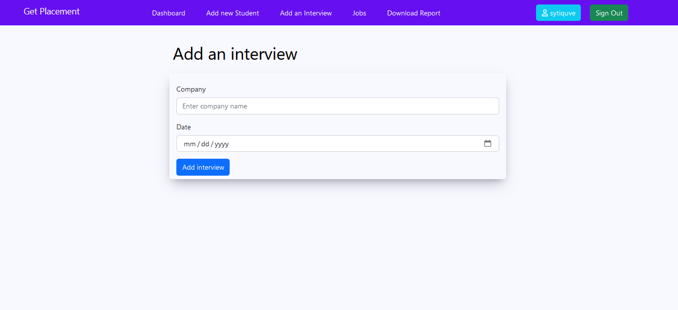 GitHub - shubhamkr83/Placement-cell-app