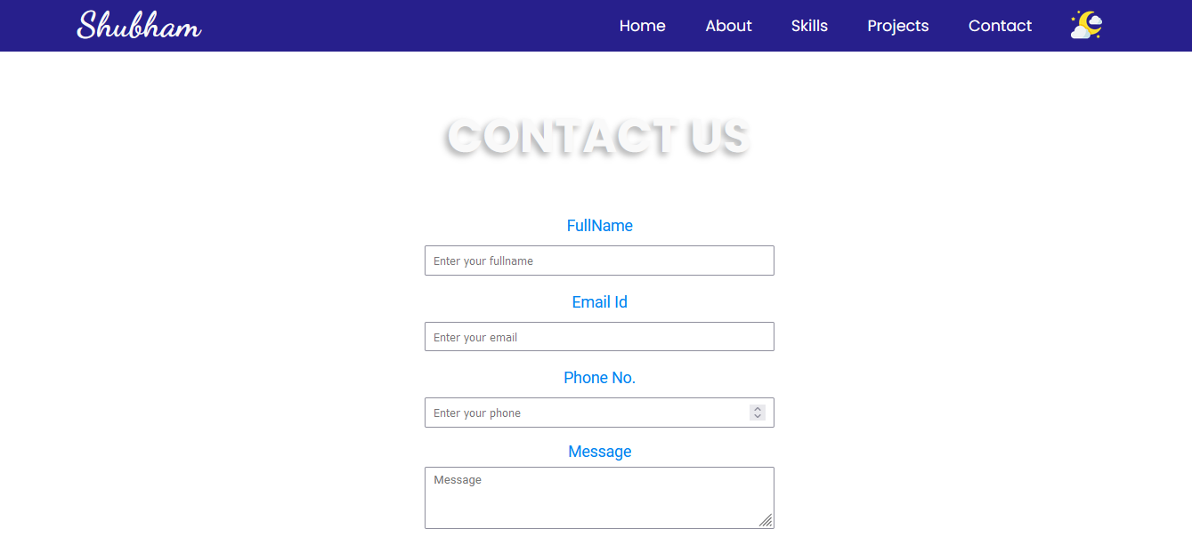 GitHub - shubhamkr83/React-Vite-Portfolio