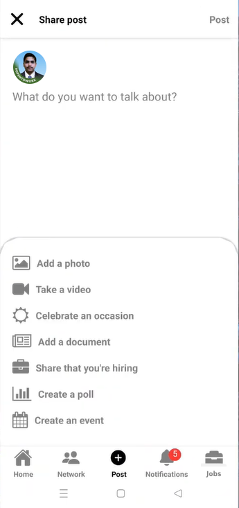 GitHub - shubhamkr83/Native_Linkedin_Clone: The LinkedIn UI Clone ...