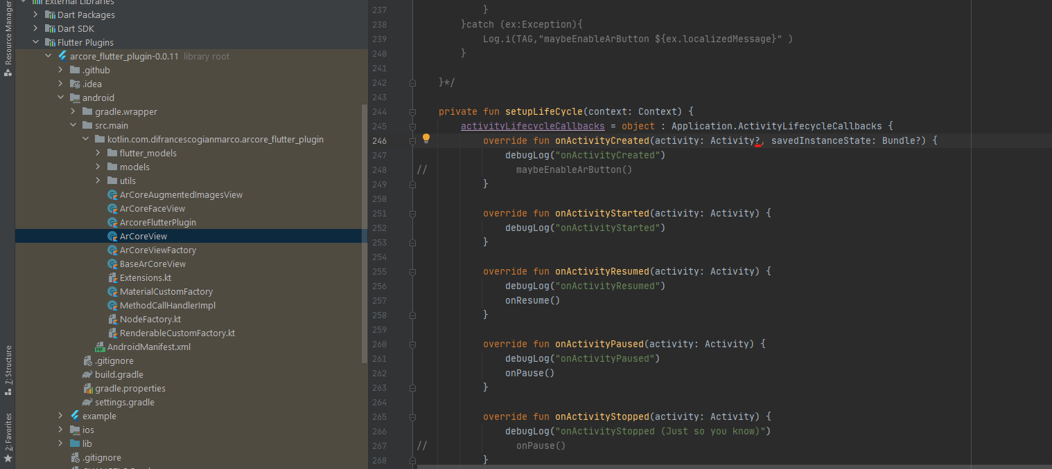 Execution failed for task ':arcore_flutter_plugin:compileDebugKotlin ... Execution failed for task ':arcore_flutter_plugin:compileDebugKotlin ...