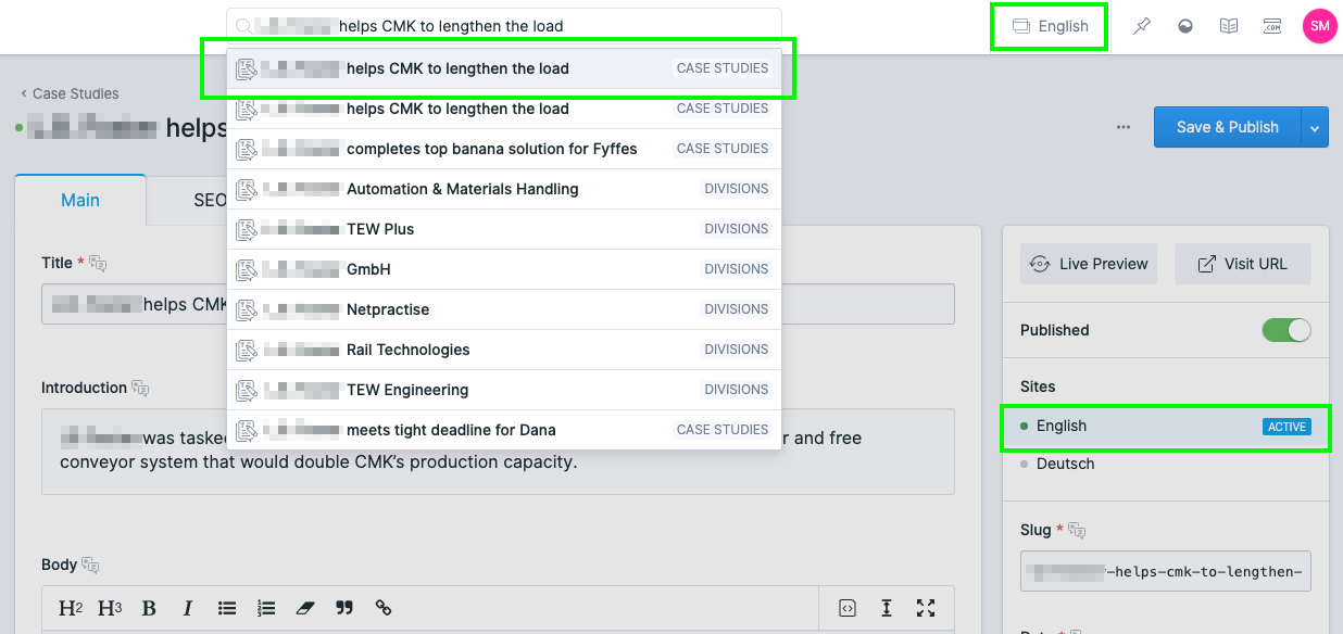Global search should show results for the current site · Issue #673 · statamic/ideas · GitHub