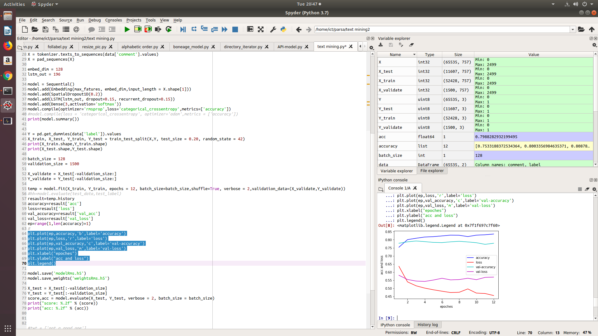 GitHub - maashon/text-mining-project: sentiment analysis using Keras