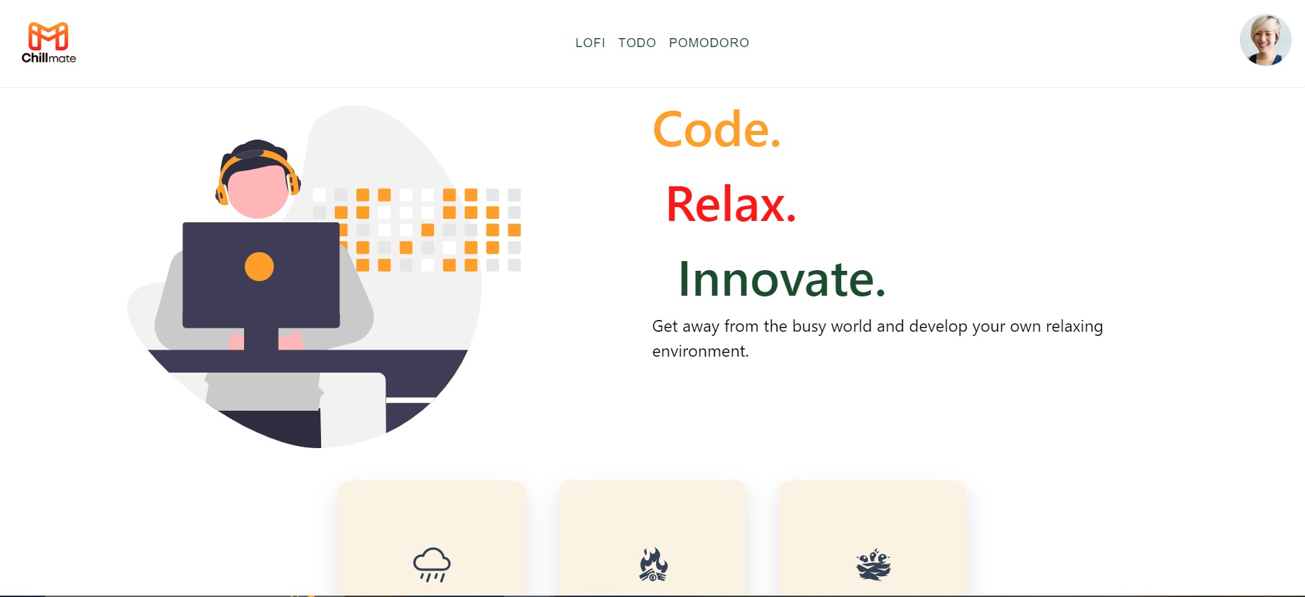 Added a Productivity App - Chillmate · Issue #633 · TusharKesarwani/Front-End-Projects · GitHub
