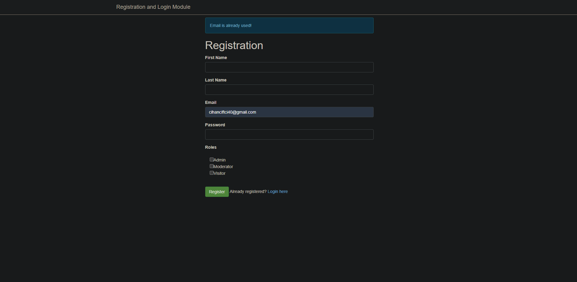 GitHub - cihanciftci1/login-registration