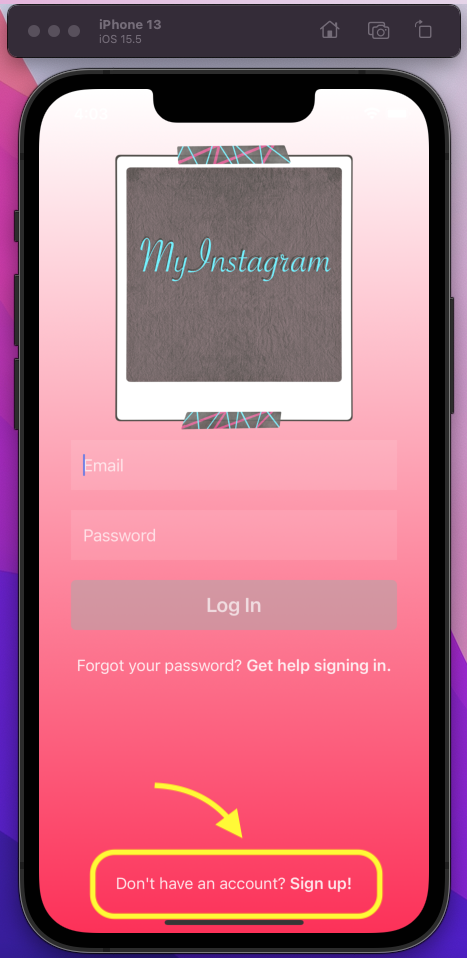 GitHub - IsthisSid/MyInstagram: Instagram iOS App Clone