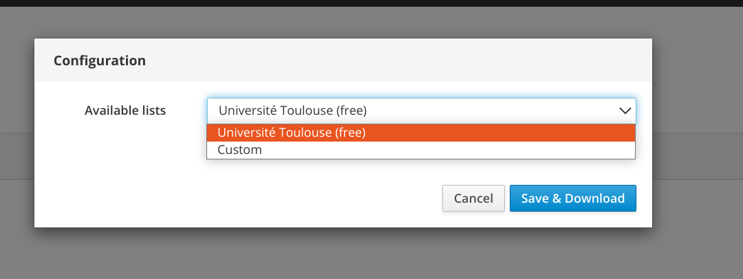 Web filter: remove Shalla list · Issue #6624 · NethServer/dev · GitHub