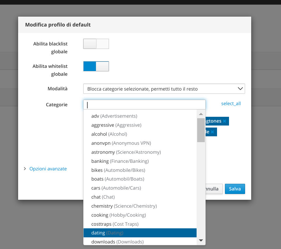 Web filter: remove Shalla list · Issue #6624 · NethServer/dev · GitHub