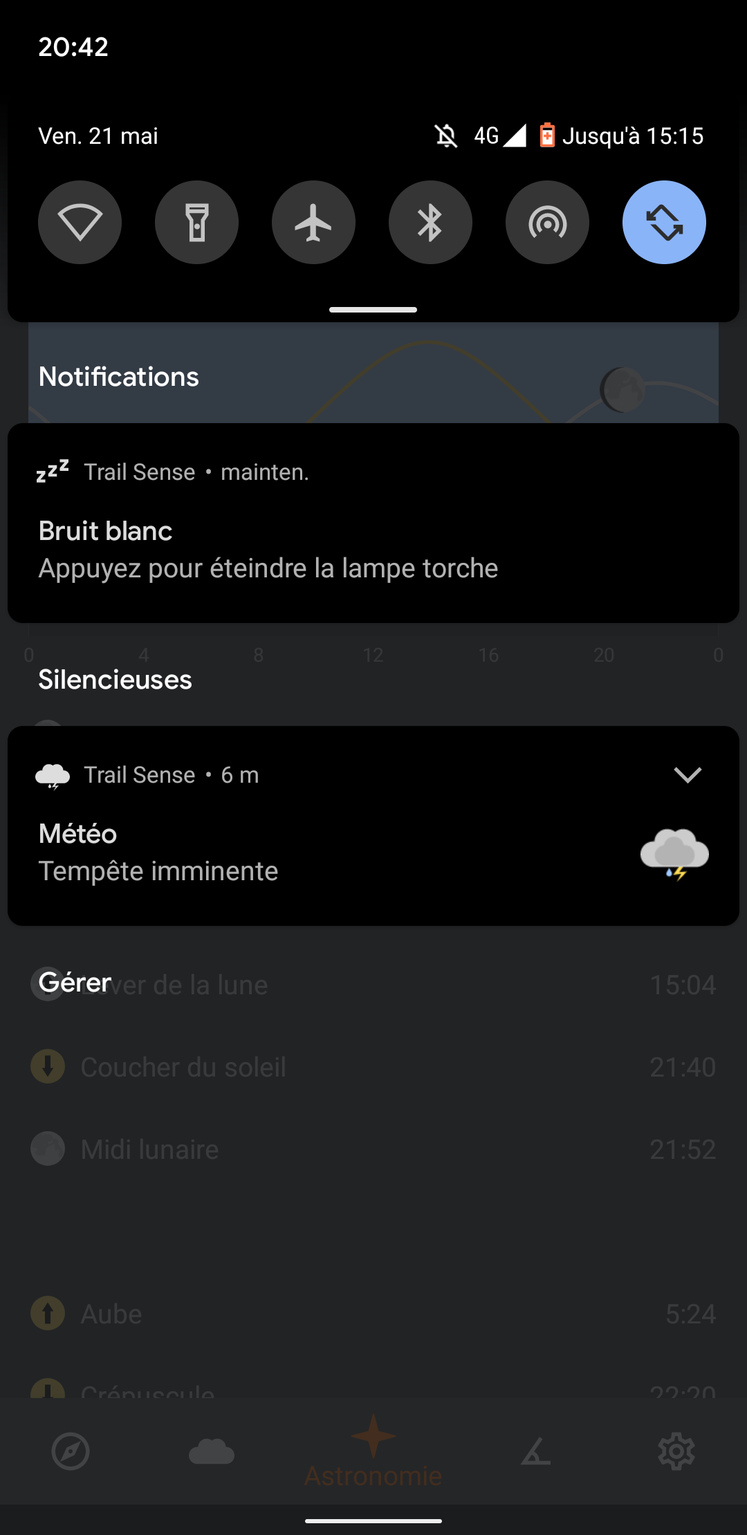 Wrong white noise notification · Issue #692 · kylecorry31/Trail-Sense · GitHub