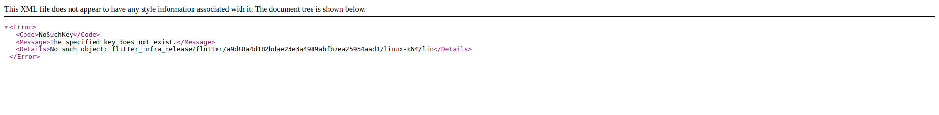 Linux (x64) flutter gtk tools failed to download · Issue #83581 · flutter/flutter · GitHub