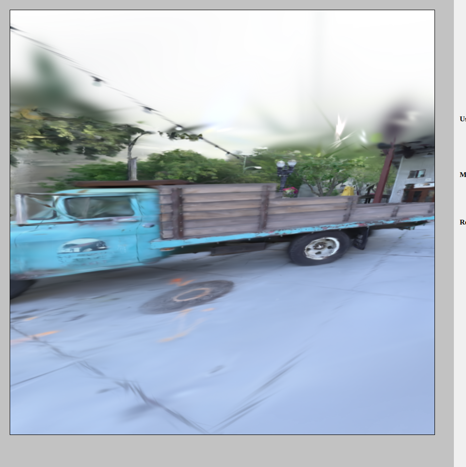Loaded Cameras Distorted View · Issue 5 · Cvlab Epfl Gaussian Splatting Web · Github
