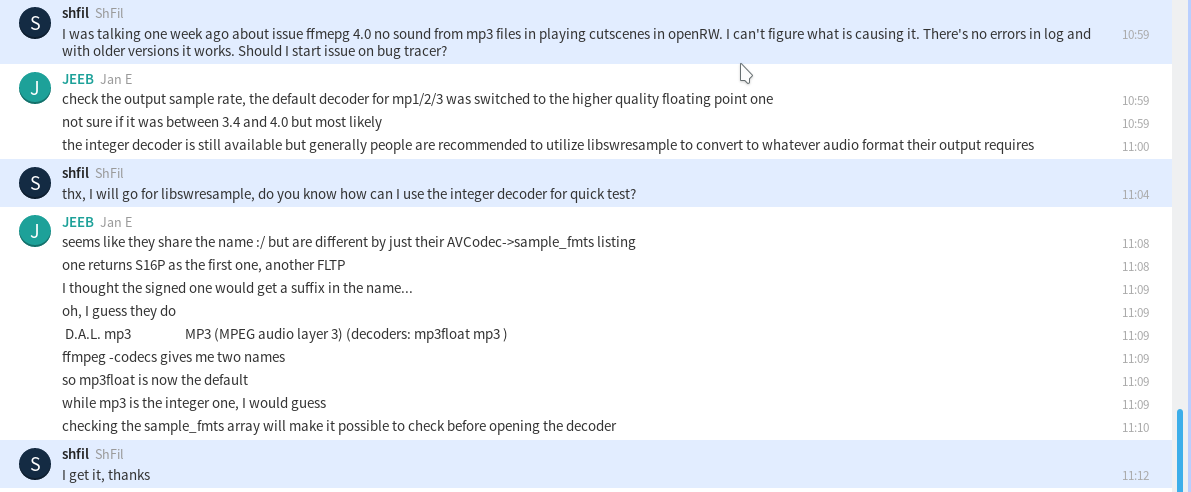 No sound in Cutscenes, affected only FFmpeg 4.0? · Issue #458 ...