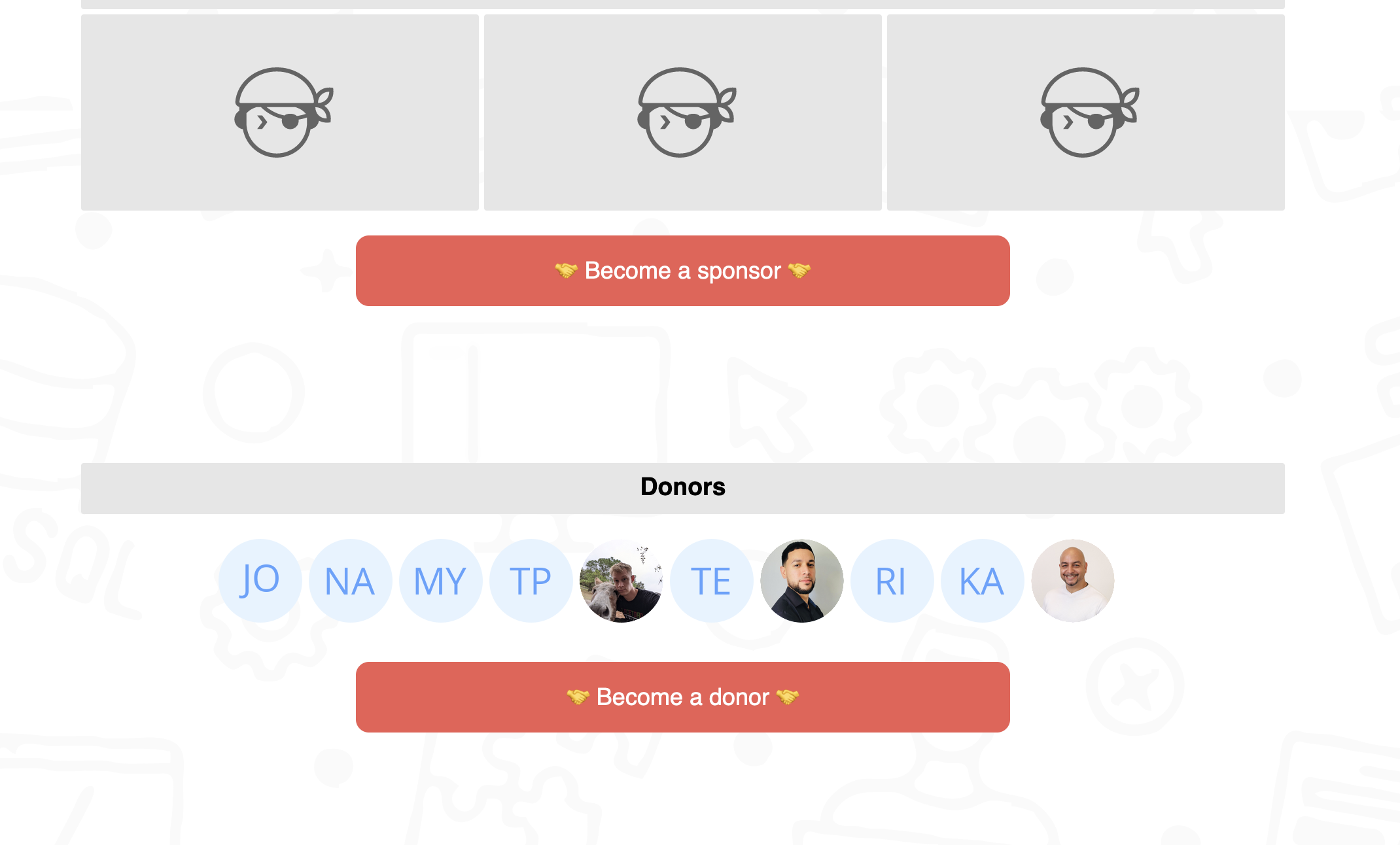 FEATURE - Add financial contributors from opencollective and pull it into our home page · Issue ...