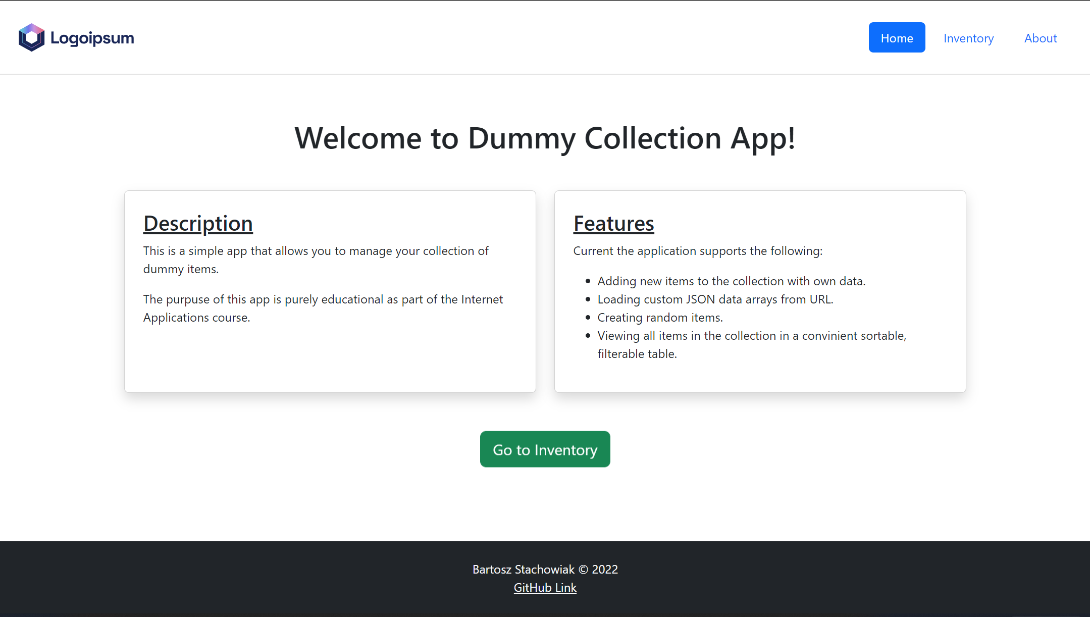GitHub - Tremirre/vue-collection-app