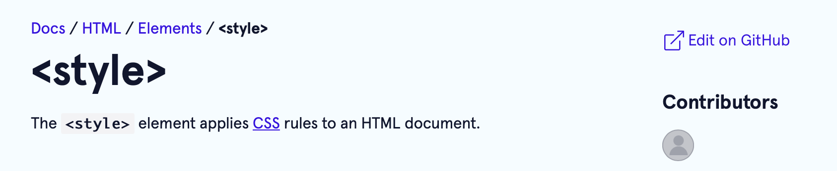 [New Term] HTML Elements: ` ` by SaumyaBhushan · Pull Request #1035 · Codecademy/docs · GitHub