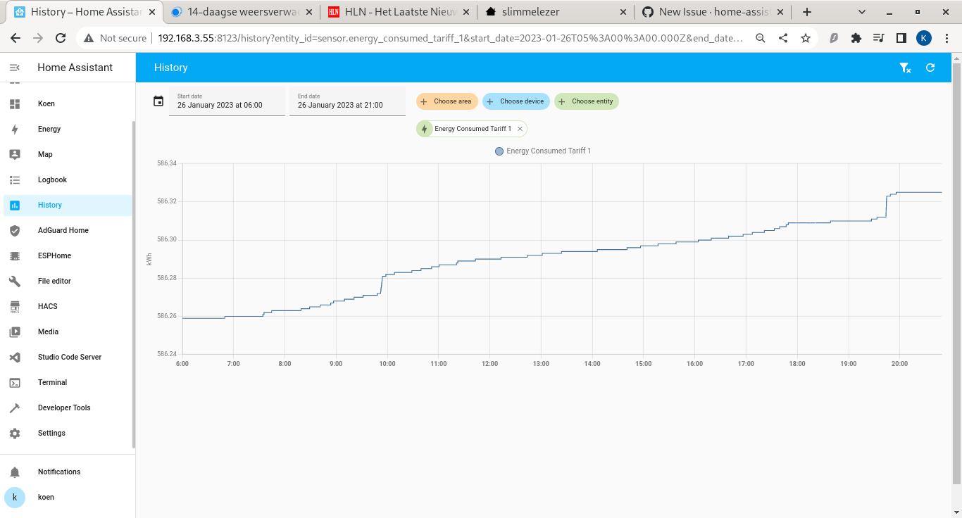 Energy dashboard not showing graphs · Issue #86745 · home-assistant/core · GitHub