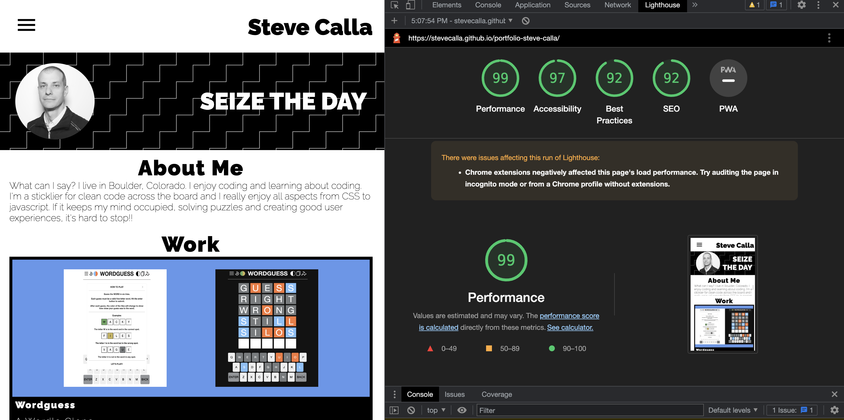 GitHub - stevecalla/create-portfolio