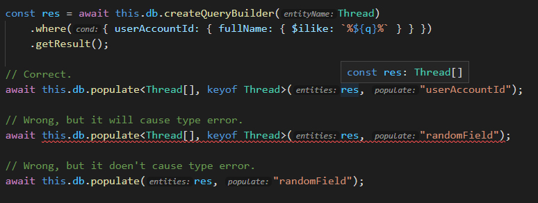 No keyof on EntityManager.populate() unless explicitly declared · Issue #2299 · mikro-orm/mikro ...